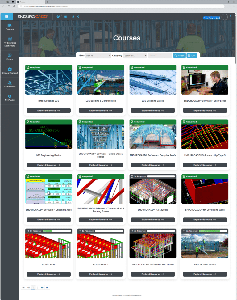 Manufacture Steel Frames with the ENDUROFRAME® Building System