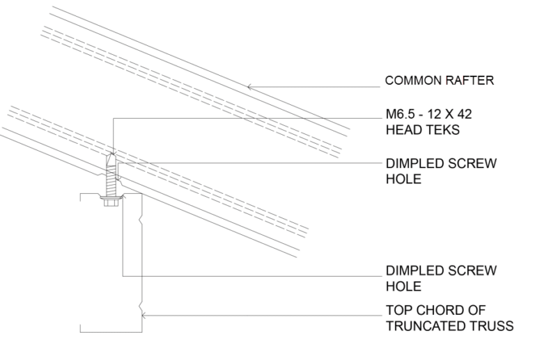 Constructing Hip Roofs with Light Gauge Steel